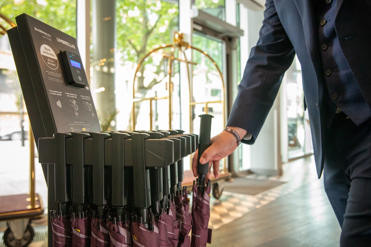 An umbrella solution for hotels